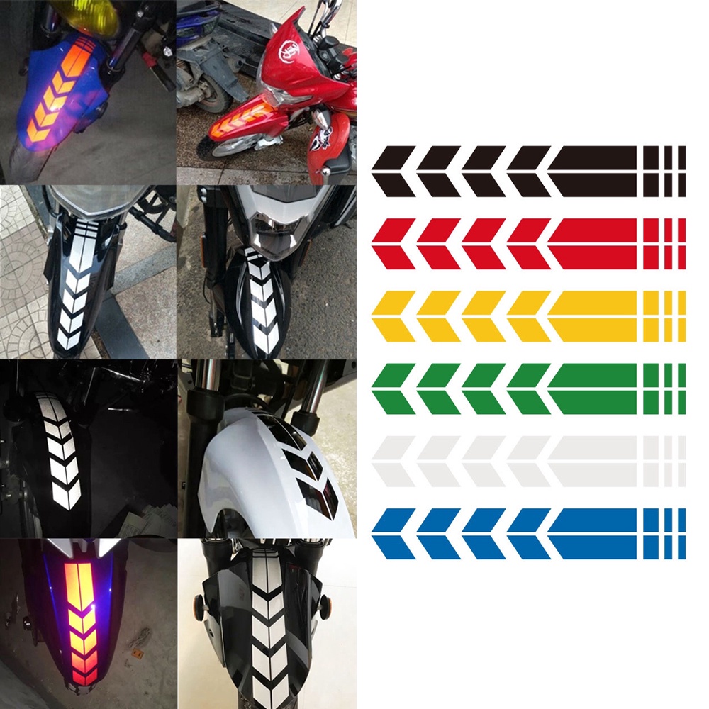 Motorcycle Reflective decal sports Wheel car Waterproof sticker on ...