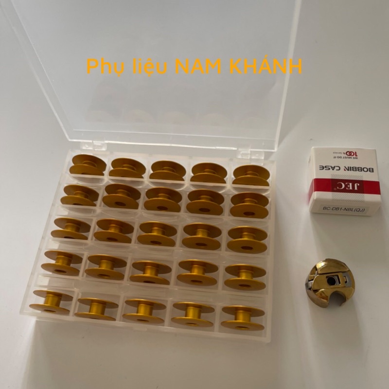 Combo 1 Japanese gold shuttle + 25 gold jars and capacity box | Shopee ...