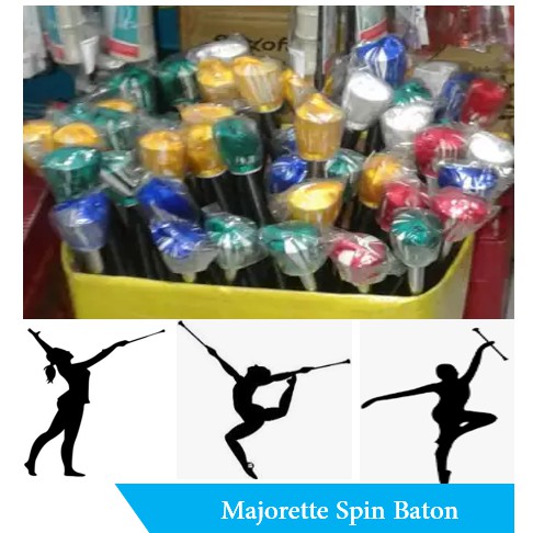 Majorette Spin Baton (not star baton) | Shopee Philippines