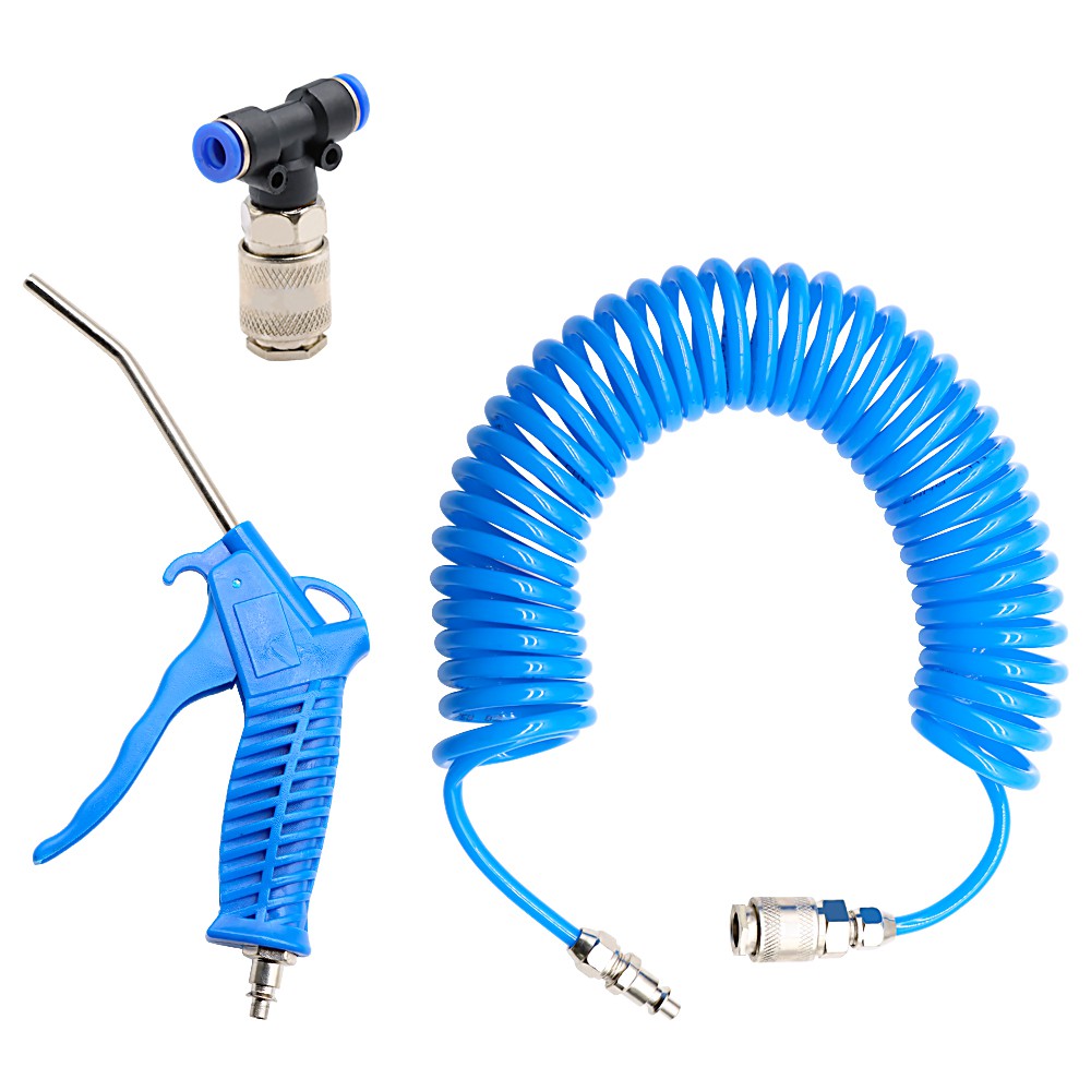 New Dust Blows Hose Tool Set Air Duster 5m Recoil Hose Multi Truck Dust ...