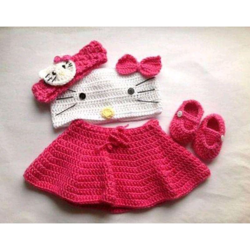 Hello Kitty Baby Crochet Pattern Updated Hello Kitty Pattern