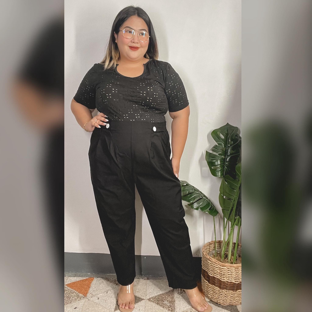carrie plus size trouser pants waist 36-60inches | Shopee Philippines