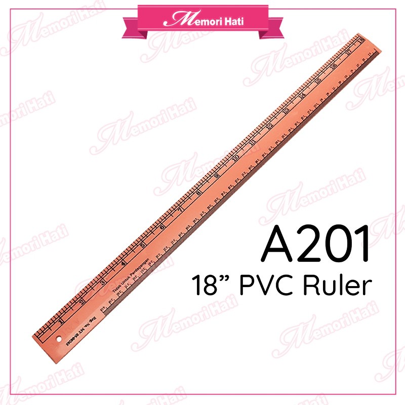 A201 18" PVC Tailoring Ruler/Sewing Ruler | Shopee Philippines
