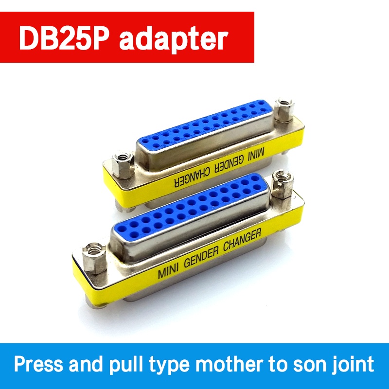 D-SUB DB25 Serial Cable Extended Adapter 25 Pin DB25 FeMale to FeMale F ...