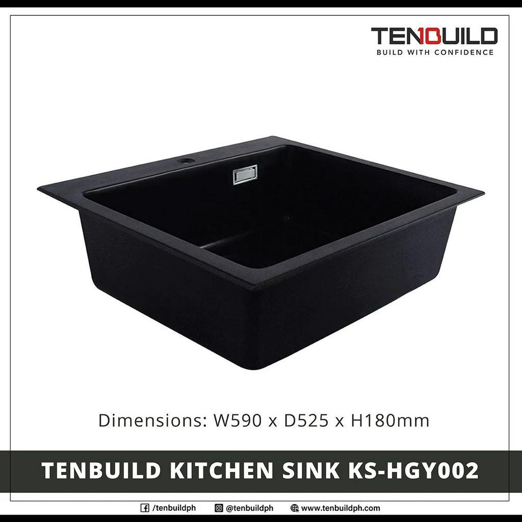Tenbuild Quartz Kitchen Sink KS-HGY002 | Shopee Philippines