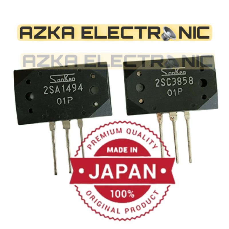 Sanken 2SC3858 & 2SA1494 Transistors Original Japan | Shopee Philippines