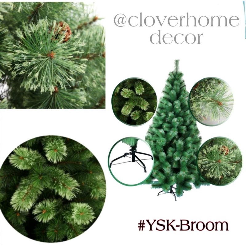Christmas Tree Broom Design 3ft/4ft/5ft Christmas Decorations #YSK ...