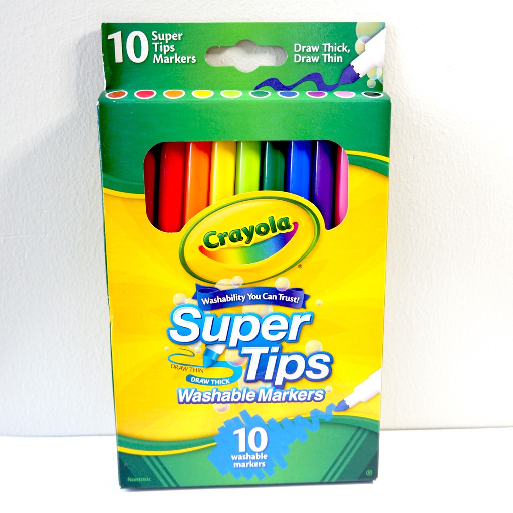 Crayola Supertips 10's and 20's | Shopee Philippines