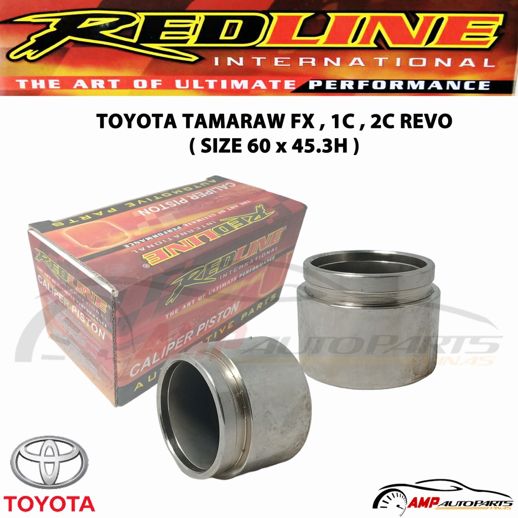 Caliper Piston for Toyota Tamaraw FX , 1C , 2C Revo (size 60.0 x 45.3H ...