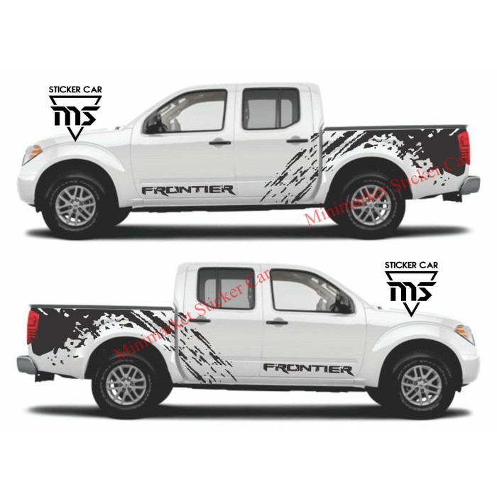 Nissan frontier off road 4x4 side body Mud Car sticker | Shopee Philippines