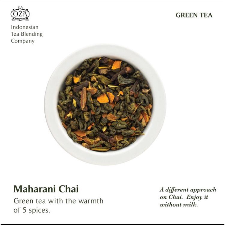 Oza Tea - Maharani Chai | Artisan Tea - Green Tea | Specialty Grade ...