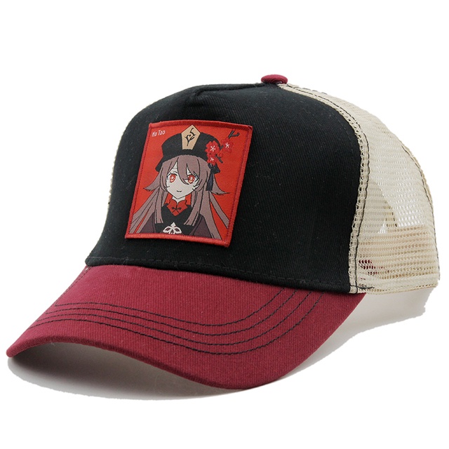 Hu Tao baseball cap Genshin Impact hat Cosplay Game Shade Hats Ladies ...