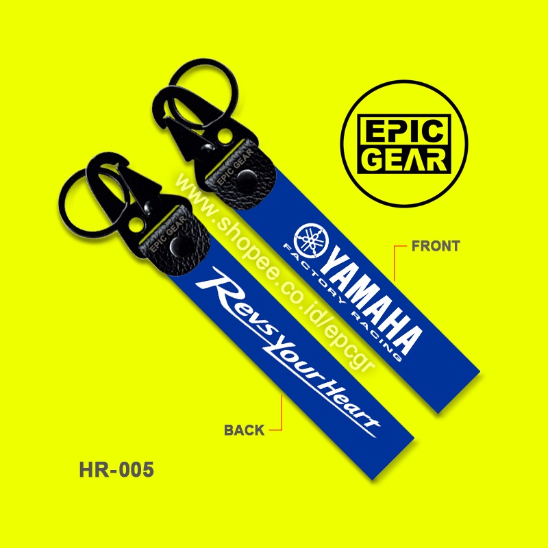 GANTUNGAN HIGH QUALITY KEYCHAIN YAMAHA FACTORY RACING TEAM MOTOGP ...