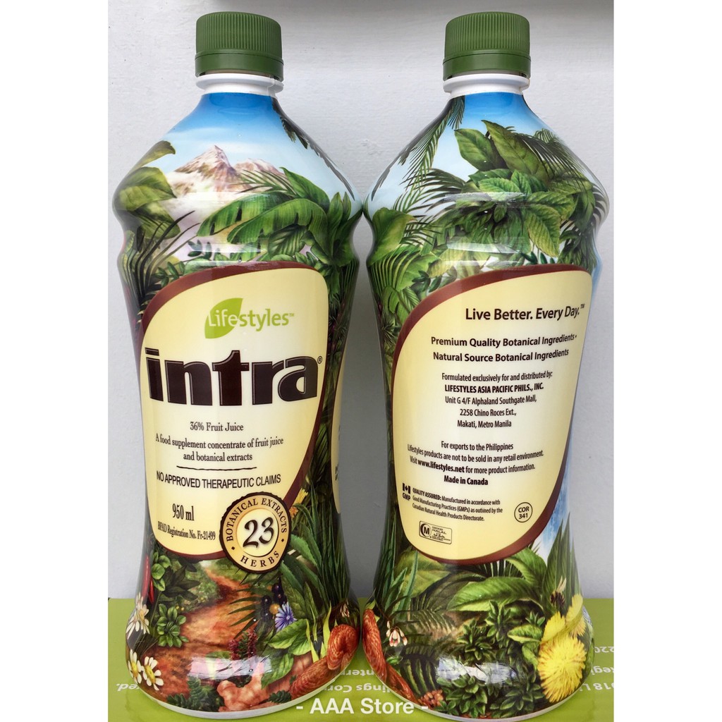Intra Concentrate of 23 Botanical Extracts 950 ml (Set of 2) Made in ...
