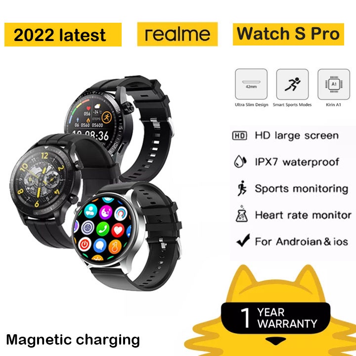 2022 latest realme smart watch original full screen waterproof ...