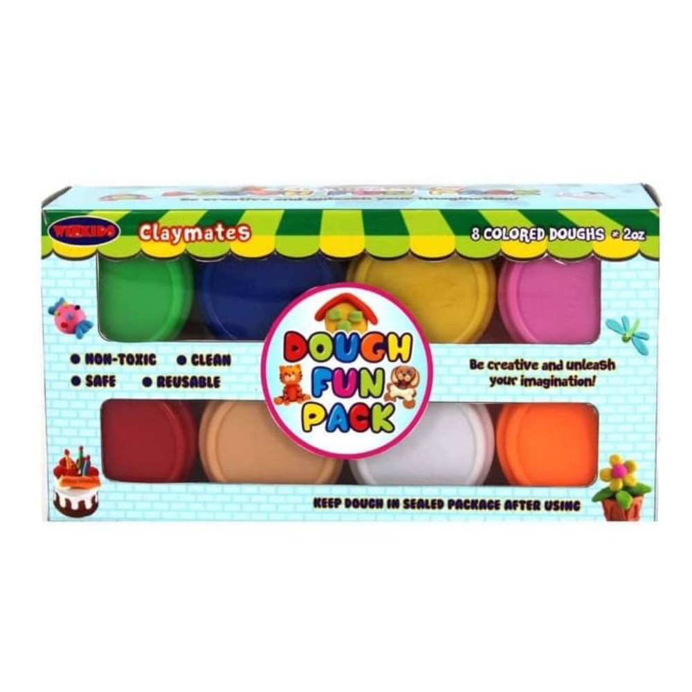 Clay Doh Fun Set : 8 Colored Dough * 2oz | Shopee Philippines