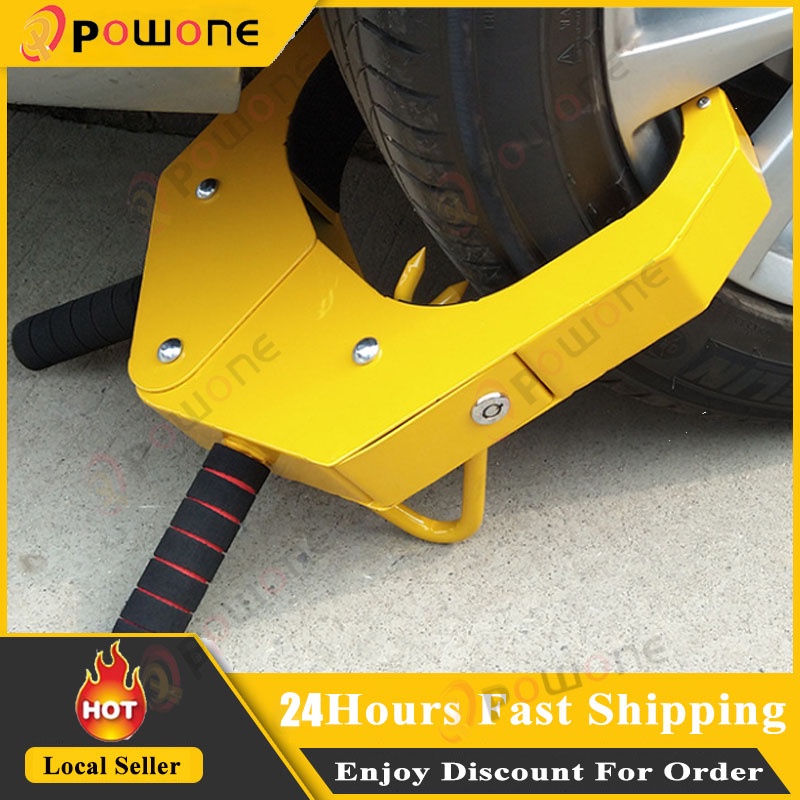 Car Tire Claw Wheel Lock Clamp Boat Truck Trailer Lock Anti Theft ...