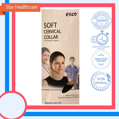 Esco Soft Cervical Collar COL/7730 (S/M/L) | Shopee Philippines