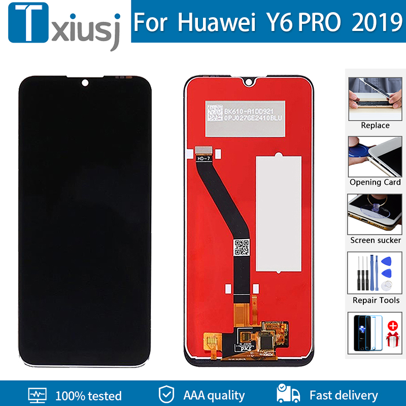 For Huawei Y6 2019 Y6S Y6 Prime 2019 Y6 Pro 2019 MRD-LX1f LX1 LX2 LCD Display Touch Screen For ...