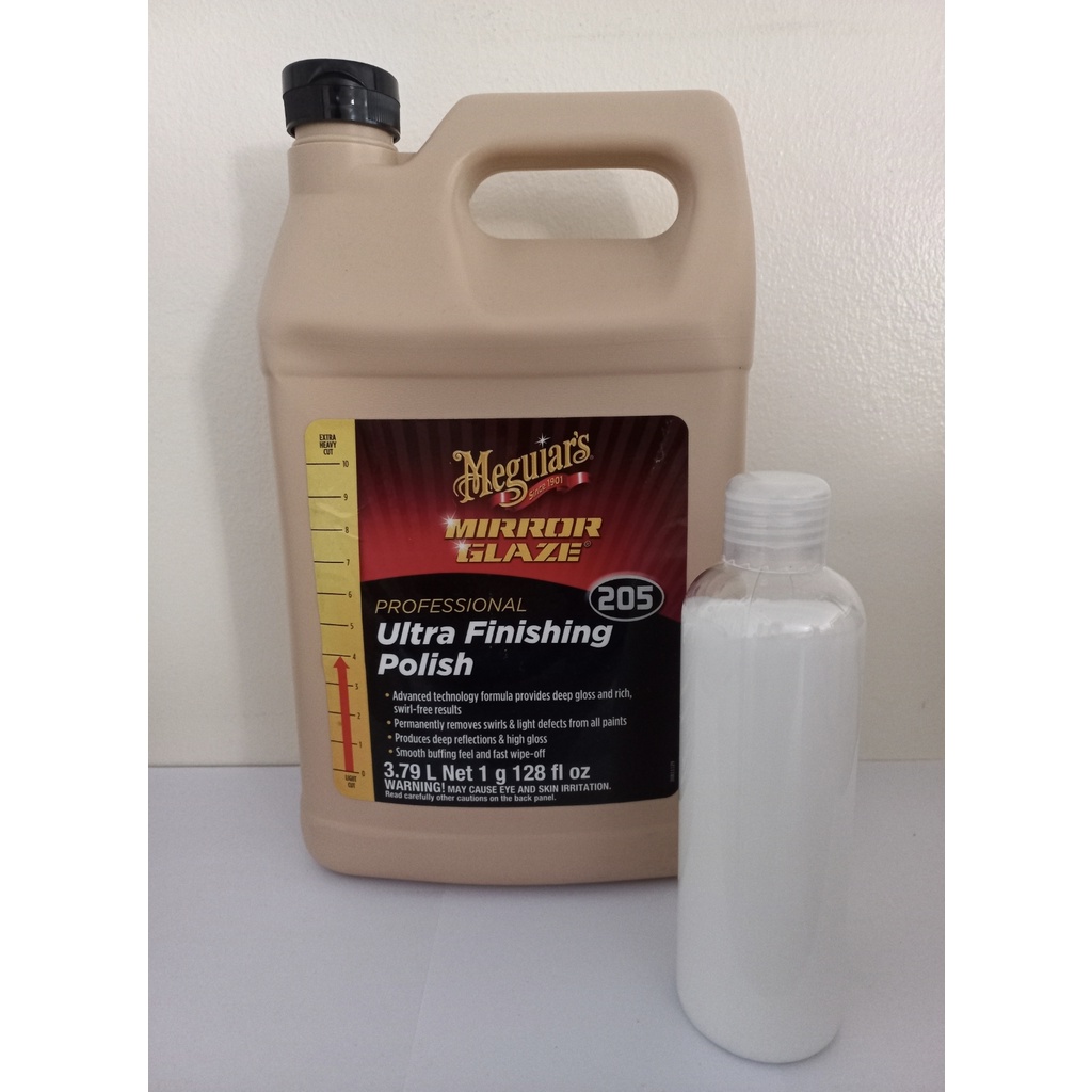 Meguiars M205 Ultra Finishing Polish 8oz & 32oz Aftermarket Bottle ...