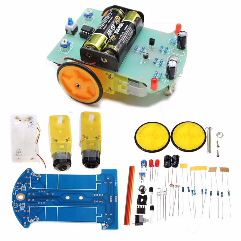 Smart Tracking Robot Car DIY Kits With Reduction Motor Robotics ...