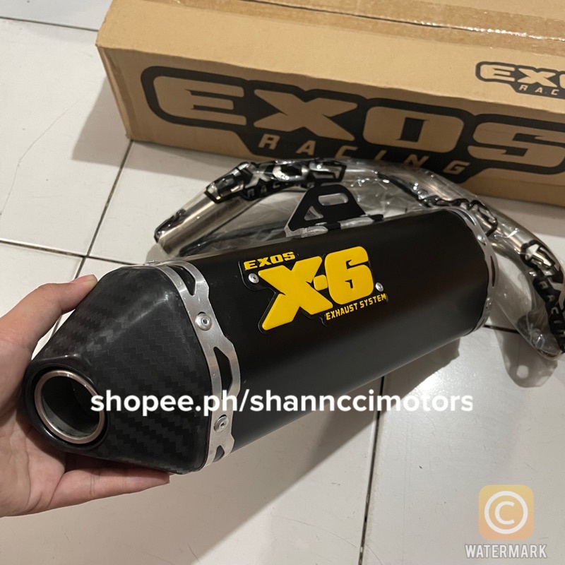 EXOS Pipe X6 Mio i 125/Soul i 125/M3/Click/Beat/Sporty/Soulty | Shopee ...