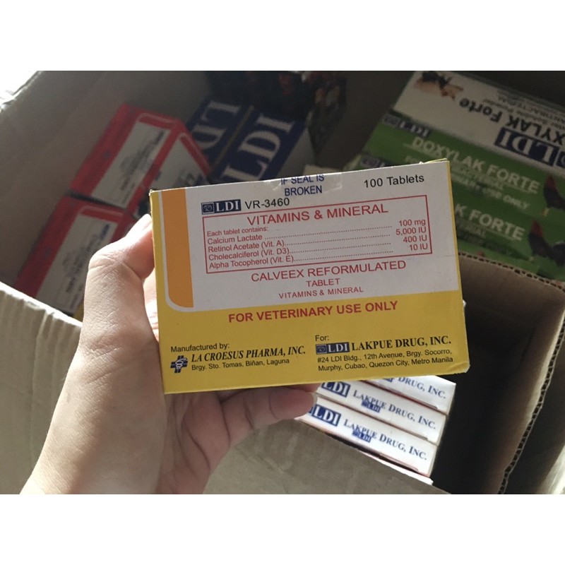 Calveex Tablet 1blister (10tablets only) | Shopee Philippines