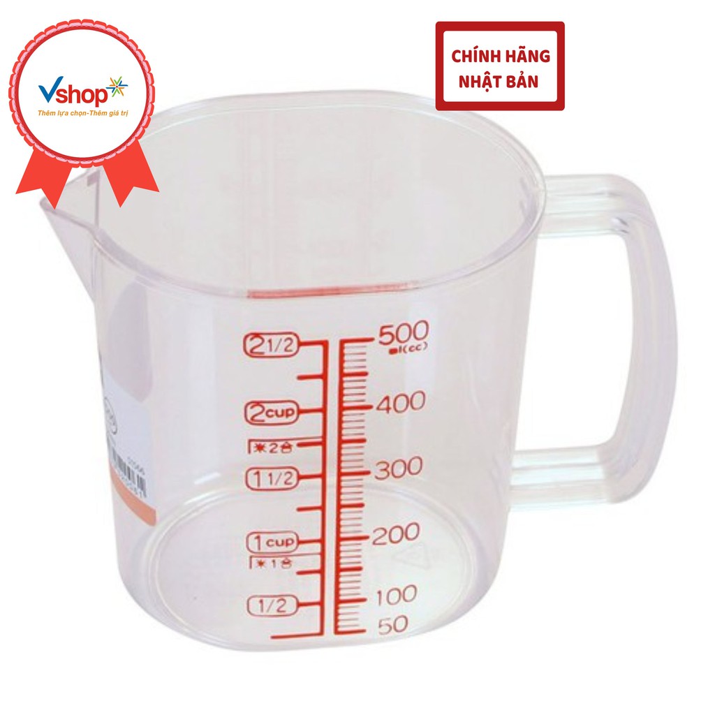 Transparent graduated measuring cup 300-500ml - imported from Japan ...