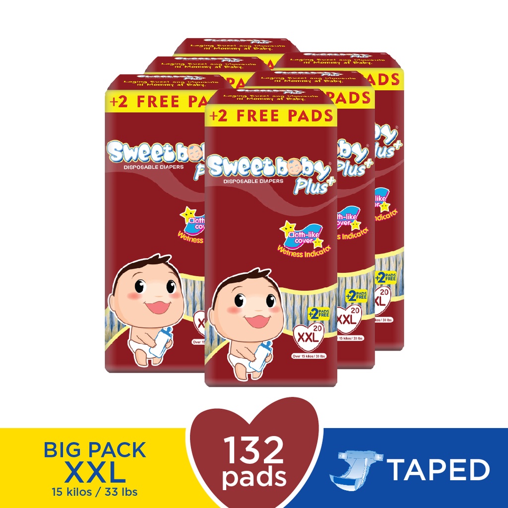 SWEETBABY PLUS - BIG PACK XXL 20+2 x 6 PACKS | Shopee Philippines