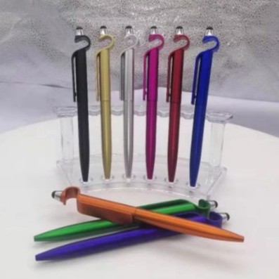 (5pcs)Ballpen With Phone Holder silver & gold For Sticker / Laser ...