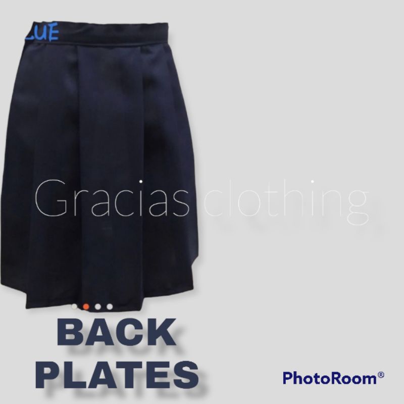 NAVYBLUE PALDA FOR SCHOOL ATTIRE UNIFORM AVAILABLE IN ROUND/BACK PLATES ...