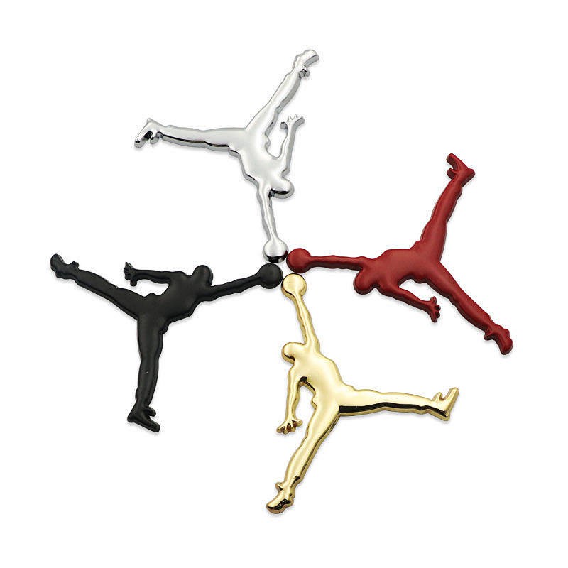 Air Jordan Jordan Aj Logo 3D Three-Dimensional Metal Side Seam Label ...