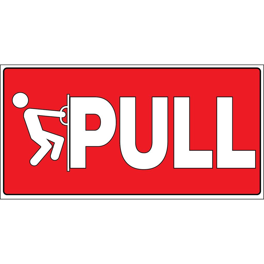 Push and Pull Door Signs, Signage on Sintra Boards For Business and ...