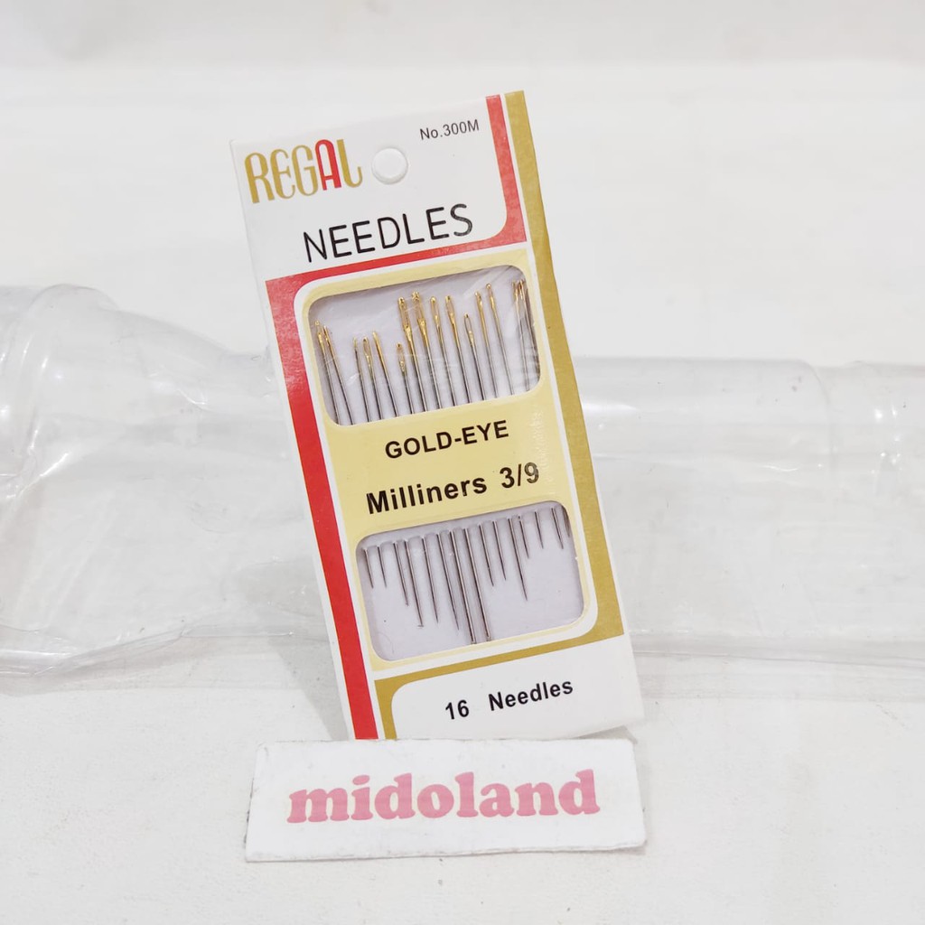 Midoland Small Hole Gold Eye Hand Sewing Needle Set | Shopee Philippines