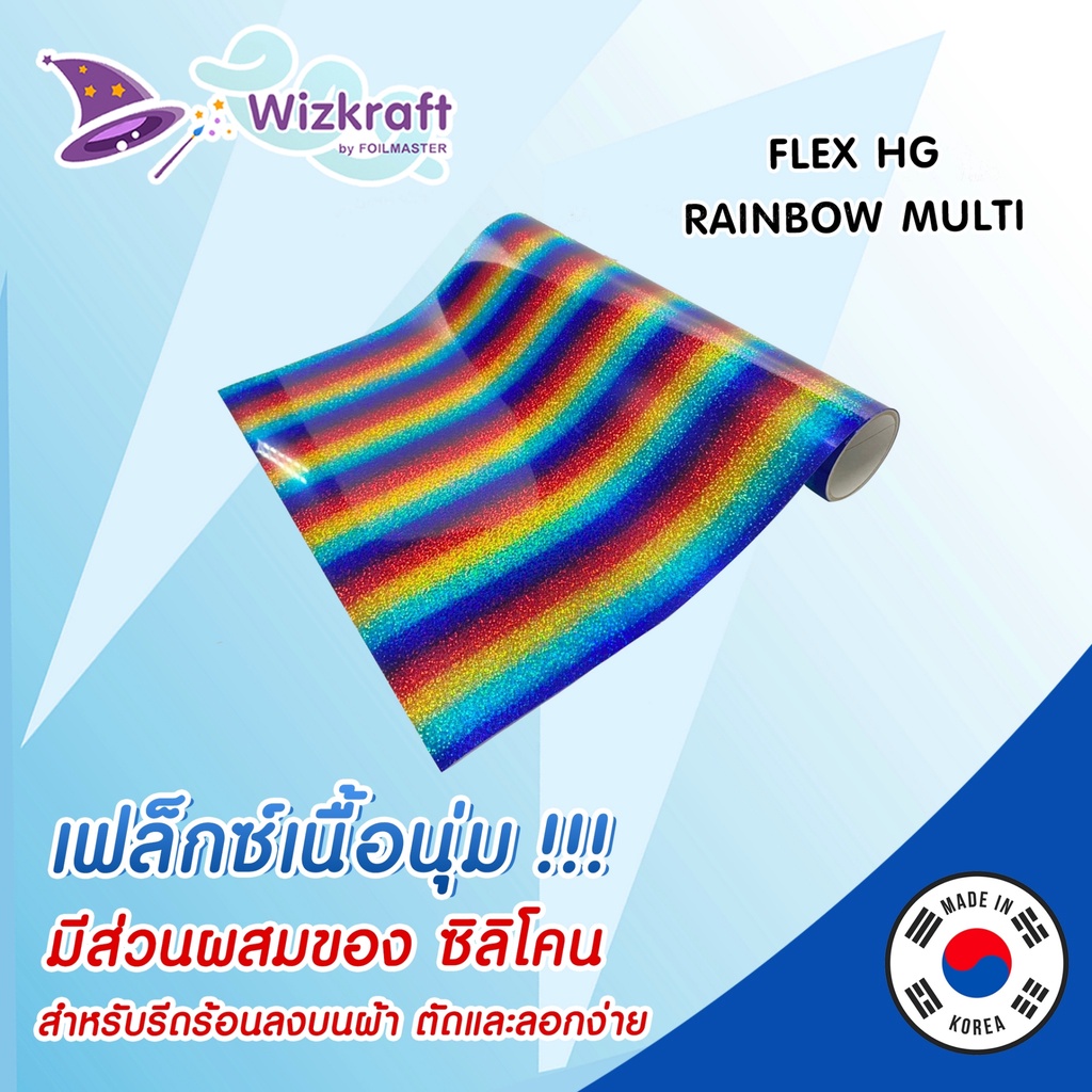 [defect] Thin Range defect Flex HG Rainbow Multi Color Dot Hologram ...