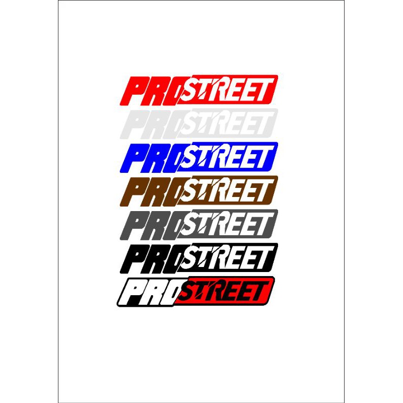 Need FOR SPEED CUTTING PROSTREET STICKER | Shopee Philippines