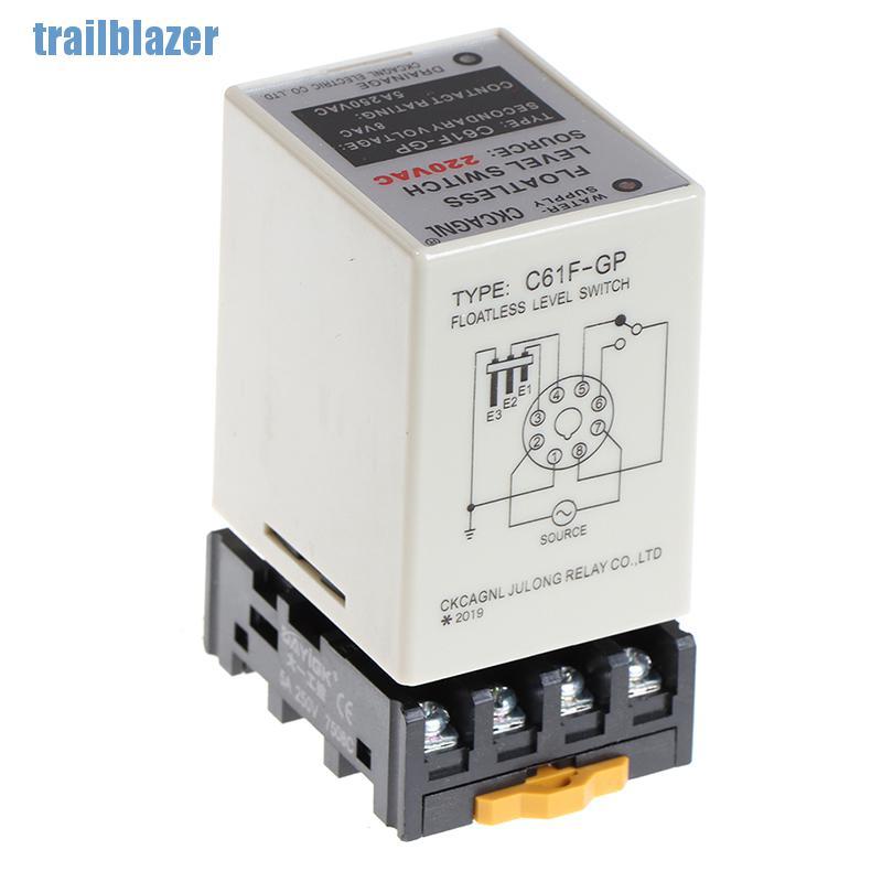 TRPH C61F-GP AC220V Level Relay Floatless Level Switch Level Controller with Base TRR | Shopee ...