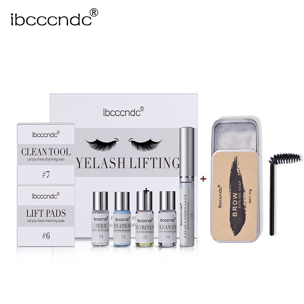 IBCCCNDC Eye Makeup Set Professional Lash Lift Kit Eyelash Perming + 3d ...