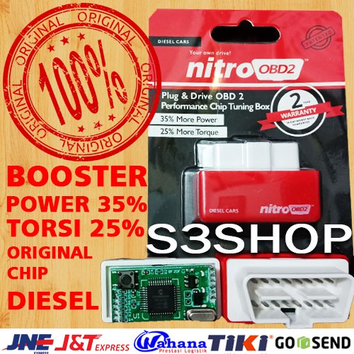 Obd2 NITRO DIESEL ORIGINAL CHIP BOOSTER POWER Torque OBD | Shopee ...