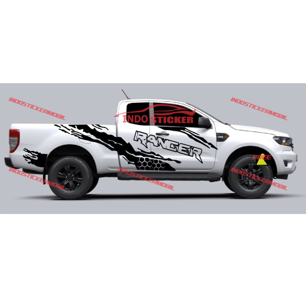 Ford RANGER RAPTOR CAR STICKER CUTTING RANGER RAPTOR CAR STICKER OFF ...