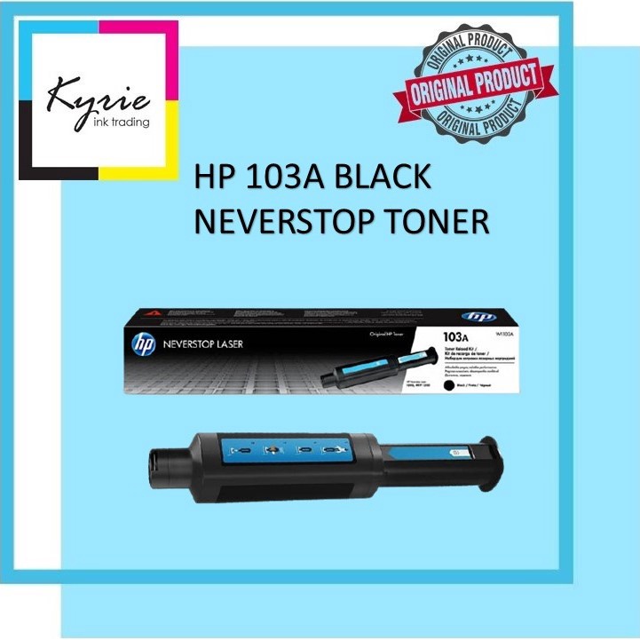 HP 103A HP103A (W1103A) Black Original Neverstop Laser Toner Reload Kit ...