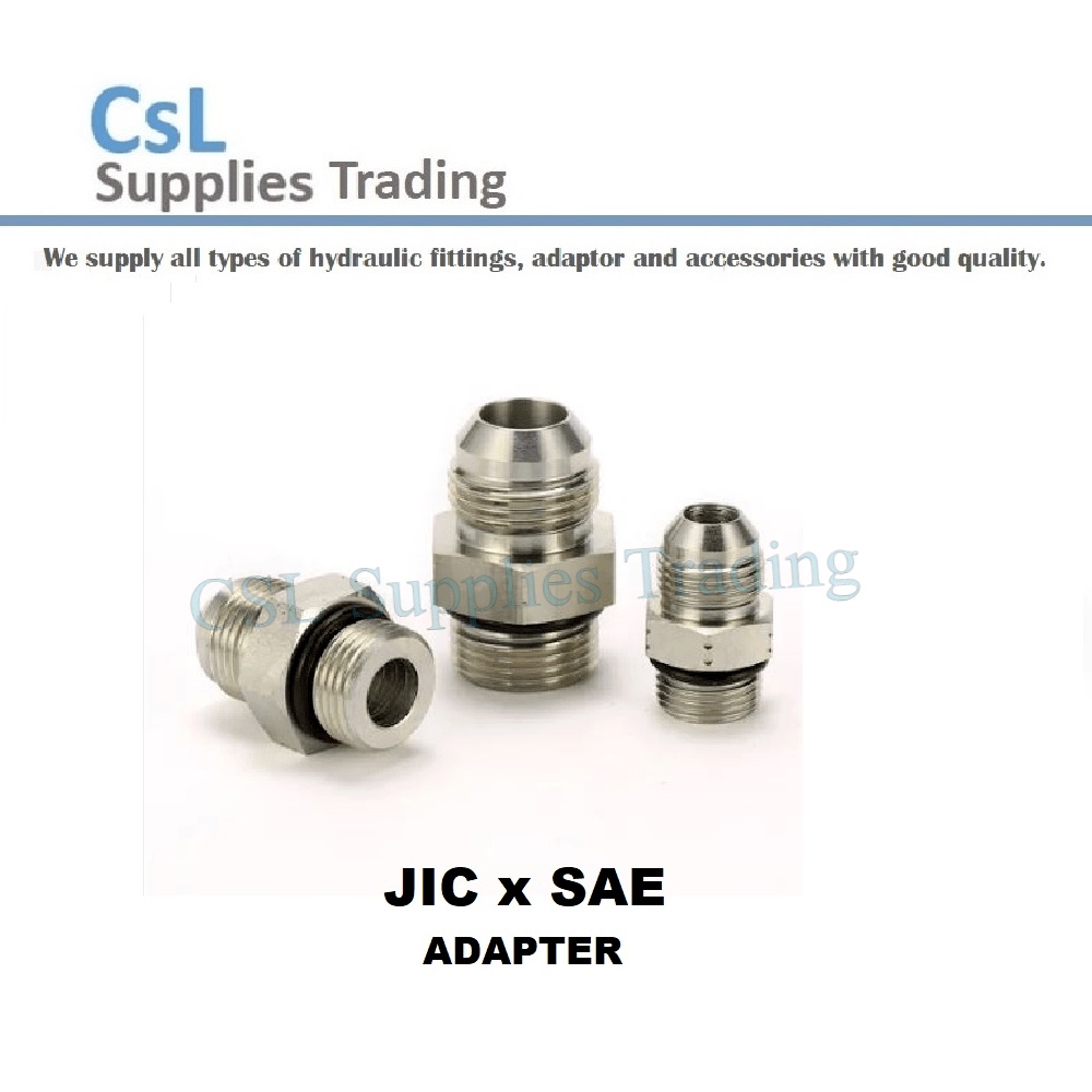GN JIC x SAE O-RING BOSS HYDRAULIC ADAPTER | Shopee Philippines