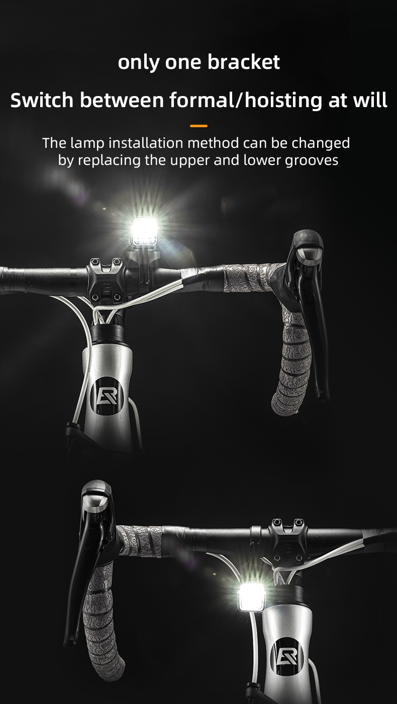 【PH Delivery】ROCKBROS Bicycle Light Dual-Use Front/Hoisting Headlights 1000 Lumens Type-C ...
