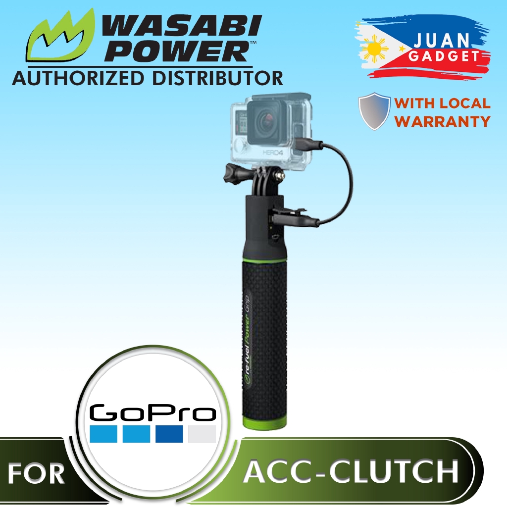 Wasabi Power CLUTCH for GoPro Cameras (Power Bank Hand Grip), Action ...