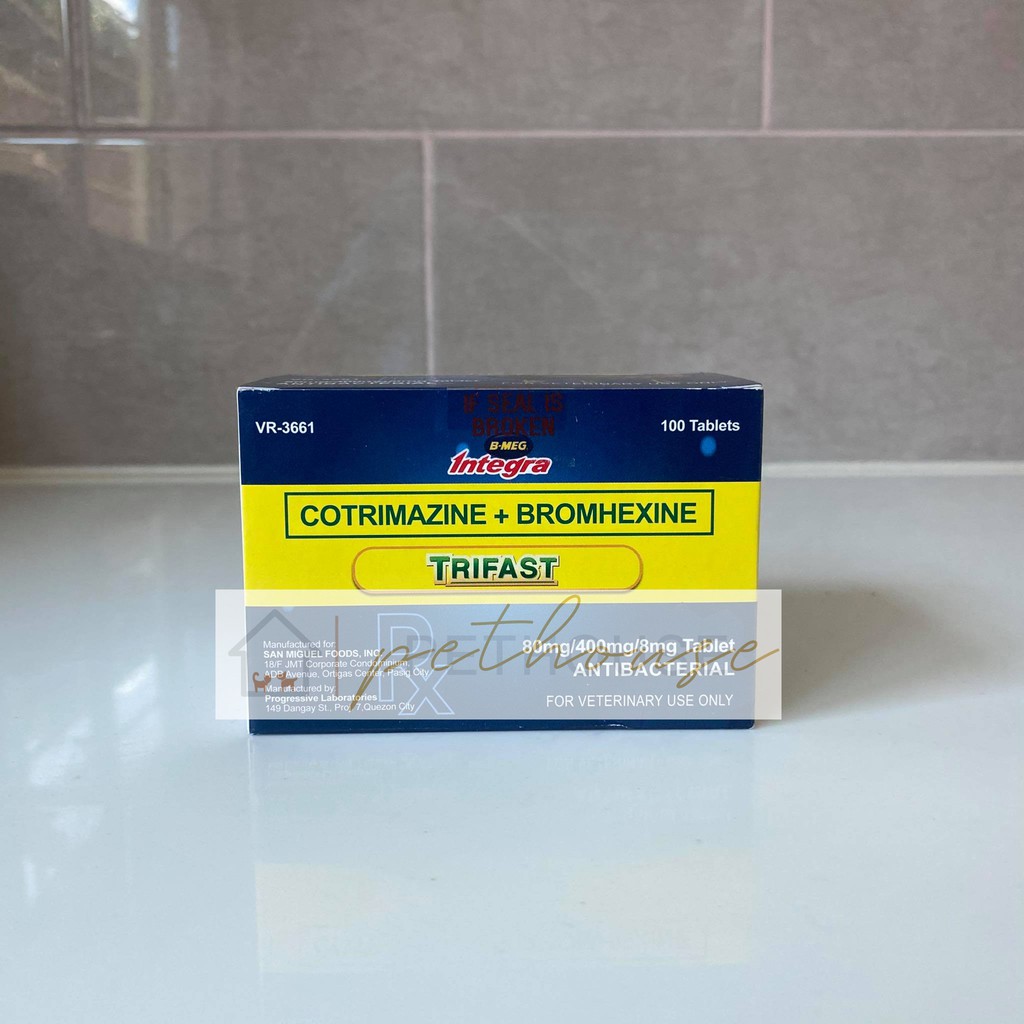 Trifast - Cotrimazine + Bromhexine (sold by box) | Shopee Philippines
