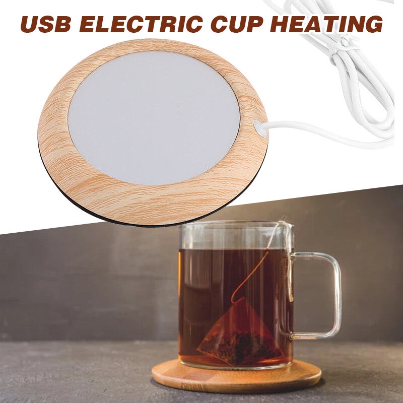 USB Electric Heating Coaster Coffee Beverage Cup Portable Heater ...
