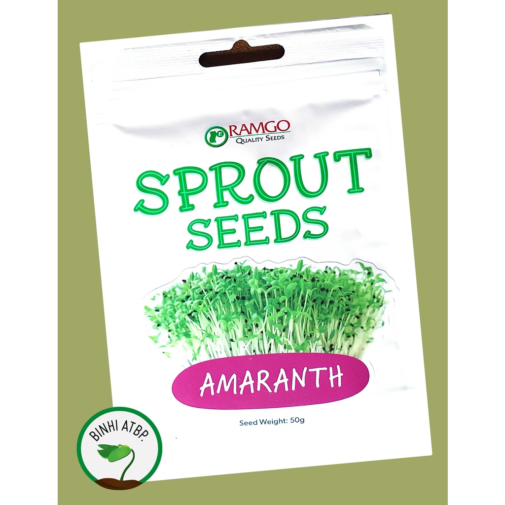 Ramgo Amaranth Sprouting Microgreens Seeds | Shopee Philippines