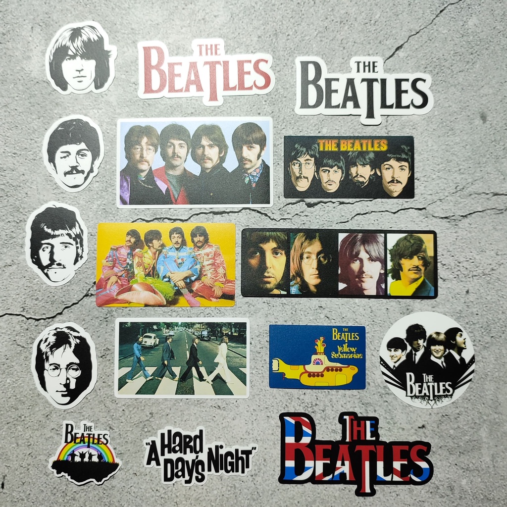 THE BEATLES WATERPROOF VINYL STICKERS | Shopee Philippines