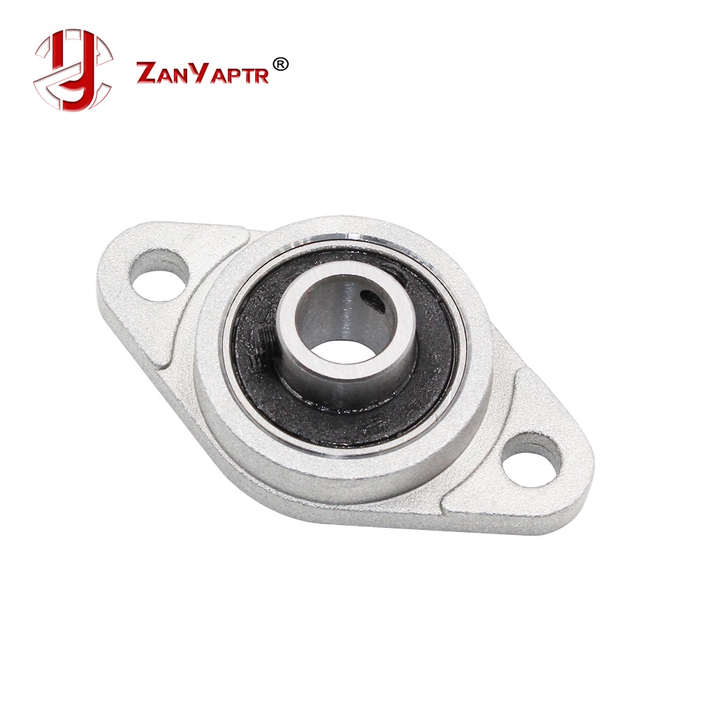 2pcs KFL08 FL08 Flange Bearing with Pillow Block 8mm Caliber Zinc Alloy ...