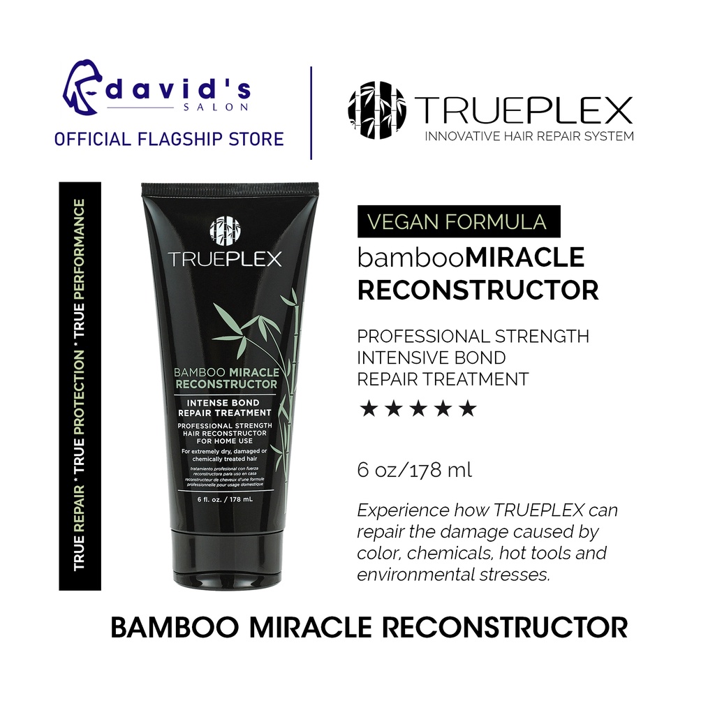 KERATHERAPY - TRUEPLEX - BAMBOOMIRACLE RECONSTRUCTOR 178ML | Shopee ...